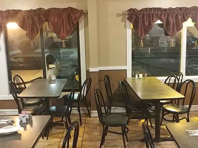 Simple tables and nautical touches create the perfect no-frills atmosphere for serious seafood consumption and conversation.