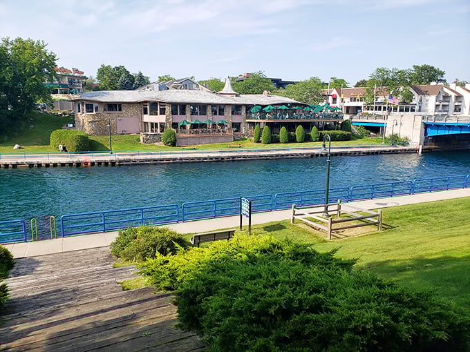 The Weathervane Terrace shows that even the lodging gets creative with architecture in this wonderfully weird town.