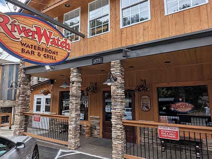 Riverwatch Bar & Grill stands ready to refuel hungry adventurers with mountain hospitality and satisfying comfort food.