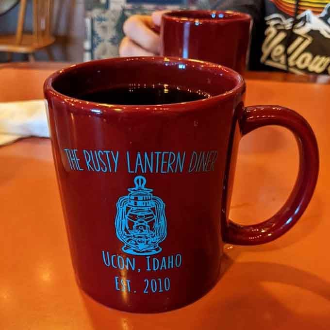 The coffee comes in mugs substantial enough to warm both hands on a chilly Idaho morning&mdash;just as comfort food should be served.