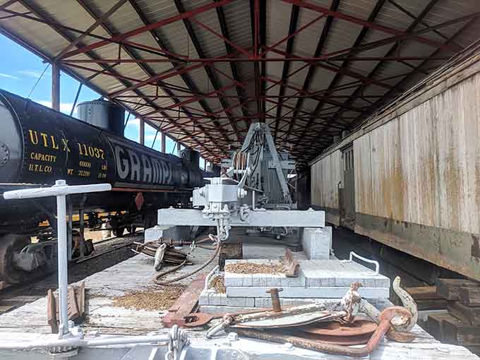 Behind-the-scenes maintenance areas reveal the serious engineering work required to keep century-old locomotives running like clockwork.