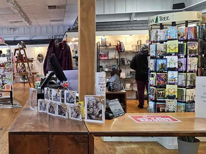 The gift shop section is strategically positioned to catch you when your defenses are down after that meal.