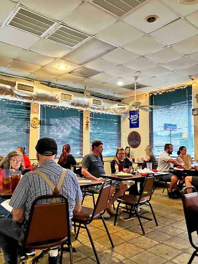 A dining room filled with locals of all stripes&mdash;the surest sign you've found the real deal in a city full of tourist traps.