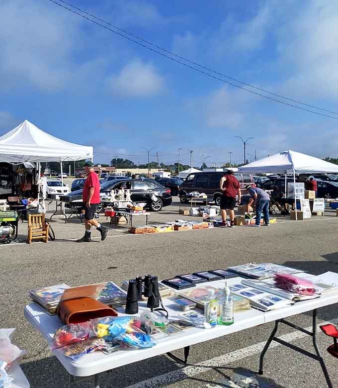 Outdoor vendors bring their A-game, turning parking lots into treasure troves every single weekend.