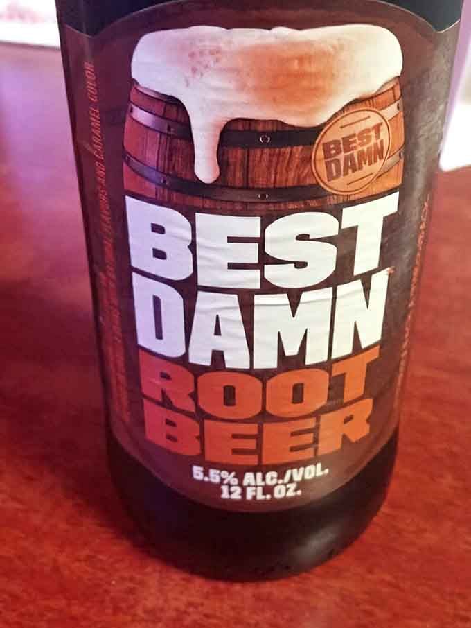 When even the root beer gets its own moment of glory, you know this place sweats the details.