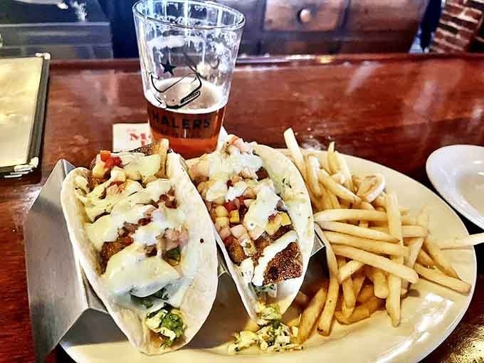 Fish tacos that make you wonder why you'd ever order anything else &ndash; fresh, vibrant, and gone too quickly.