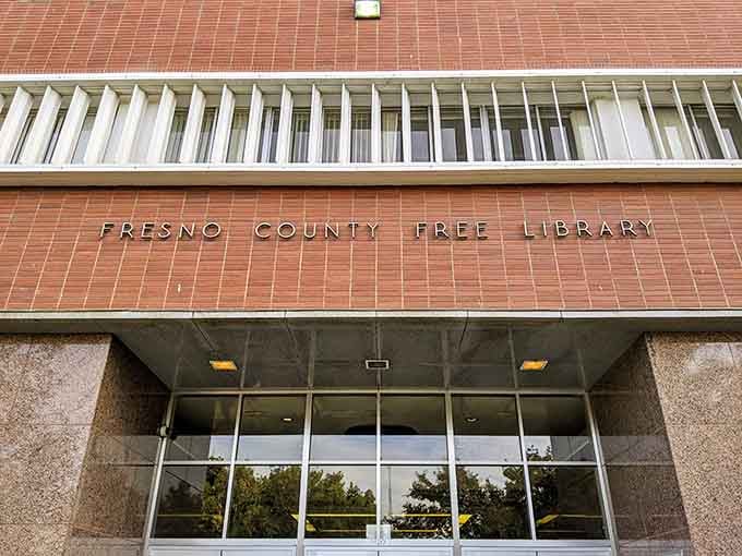 The Fresno County Free Library—where the word "Free" isn't just in the name but a promise of literary adventures without emptying your wallet.
