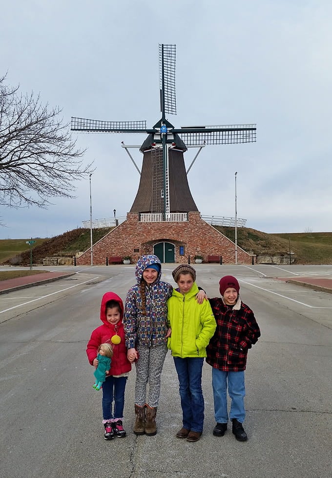 That magnificent Dutch windmill towers over everything, impossible to miss and absolutely worth the neck crane.