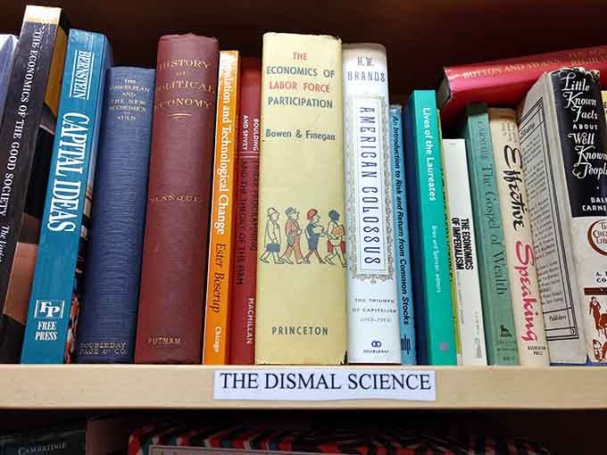 Even economics can be interesting when the books about it cost less than your morning coffee run.