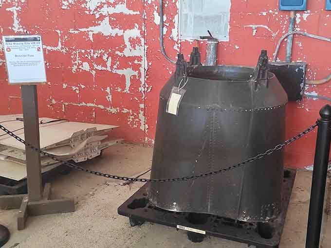 Booster fins that guided missiles to their targets. Sleek, functional, and surprisingly photogenic for military hardware from decades past.