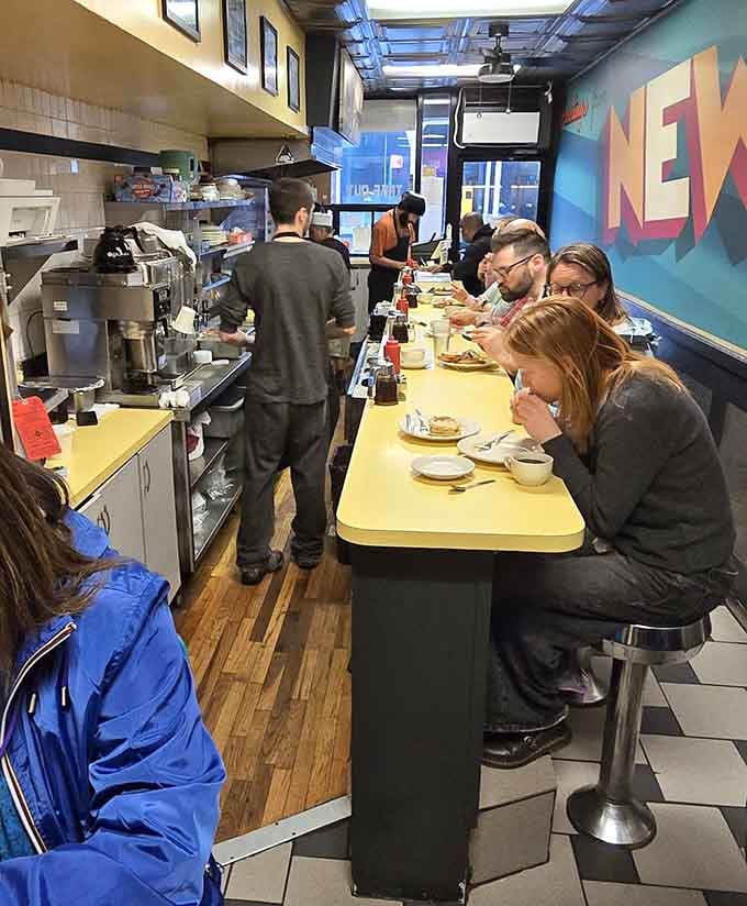 Munching shoulder-to-shoulder with strangers&mdash;this is how food brings the whole neighborhood together.