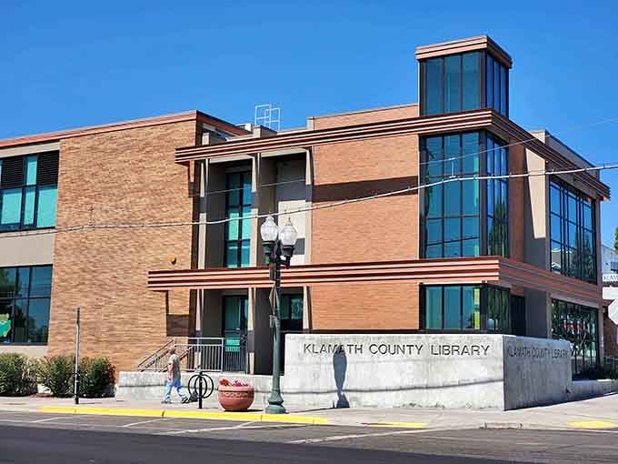Klamath County Library combines modern design with community purpose, where knowledge and imagination find their perfect meeting place.
