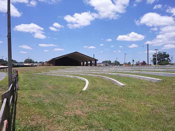 The Darby Pavilion hosts community gatherings where neighbors become friends and events don't cost your entire entertainment budget.