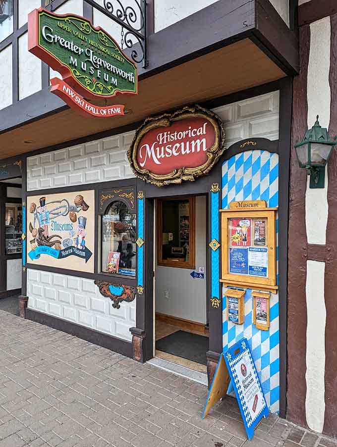 The storefront beckons from downtown Leavenworth, promising nutcracker adventures your regular Tuesday definitely wasn't expecting to deliver today.