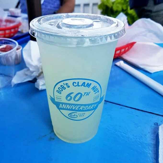 Bob's 60th anniversary lemonade&mdash;because sometimes you need something tart and sweet to cut through all that glorious fried goodness.