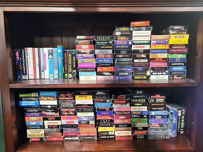 VHS tapes remind us when "Be Kind, Rewind" was an actual responsibility we all shared together.