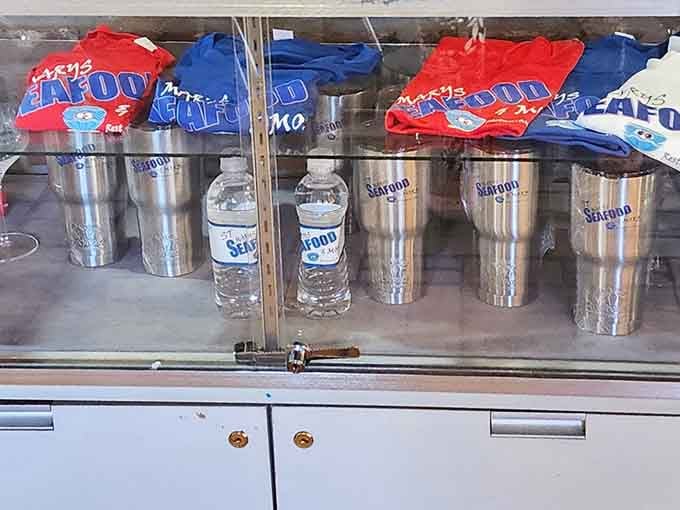 The ultimate souvenir isn't a t-shirt&mdash;it's a branded tumbler that reminds you of that amazing seafood feast every time you take a sip.