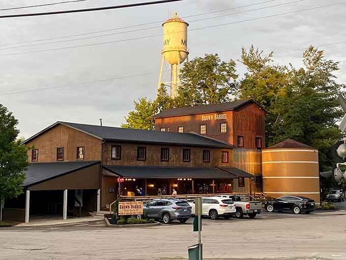 The Brown Barrel looks like it was designed by someone who understood that atmosphere matters as much as the menu.