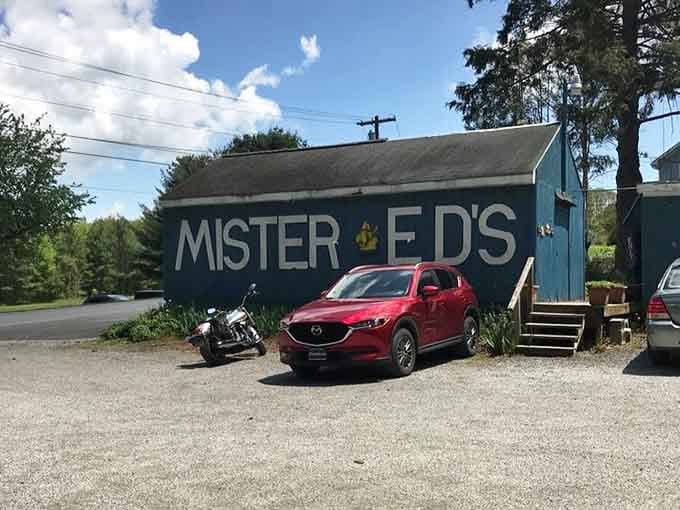The simple parking area gives no hint of the elephant-filled wonderland and candy paradise waiting just steps away inside.
