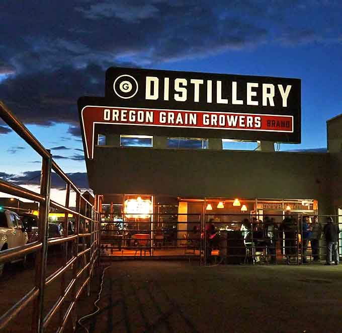 The Oregon Grain Growers Distillery transforms local harvests into liquid gold. By night, it becomes the coolest hangout spot in Eastern Oregon.