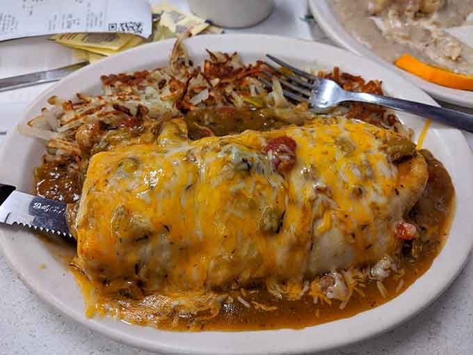 That burrito smothered in green chile and cheese is Colorado's answer to every breakfast question you've ever had.