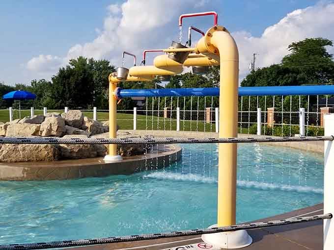 Pollock Community Water Park delivers summer joy through strategically placed pipes &ndash; childhood delight engineered with scientific precision.