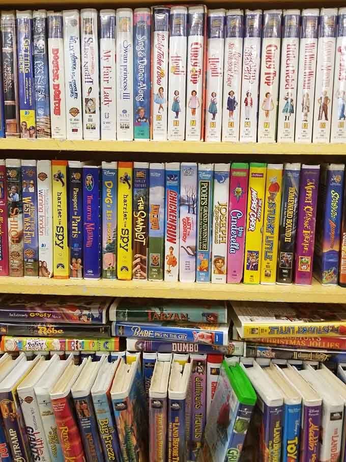 VHS nostalgia meets DVD classics: physical media for people who remember when "buffering" wasn't a thing.