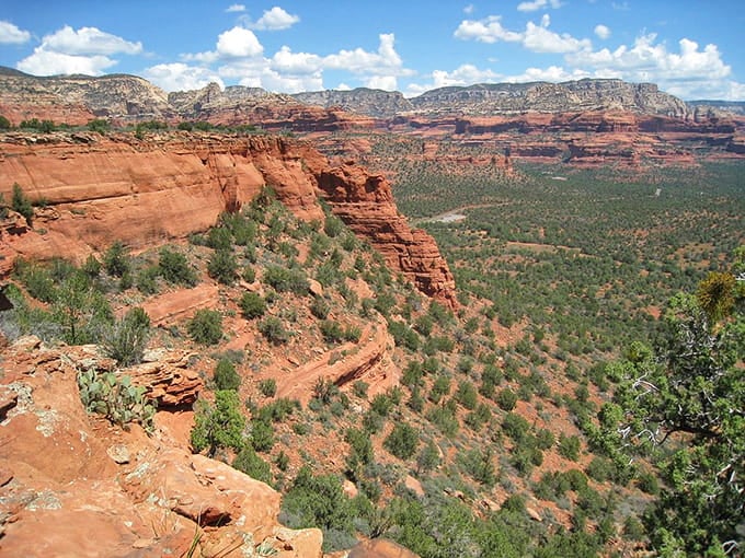 Layers upon layers of geological storytelling, each stratum a chapter in Earth's autobiography.