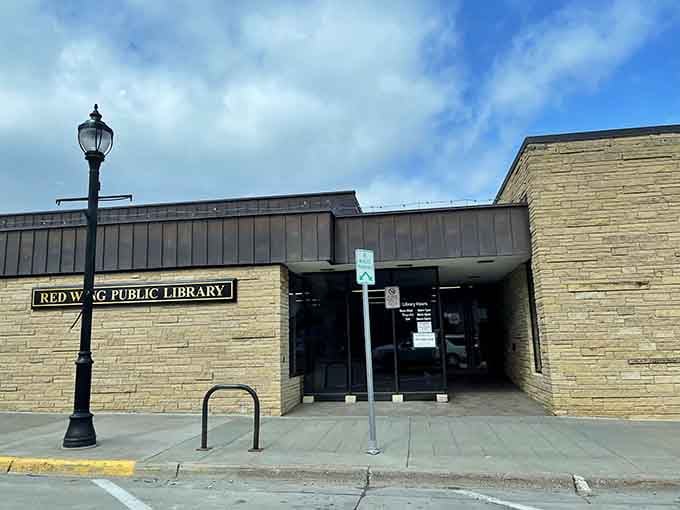 The public library offers knowledge in a building that's infinitely more charming than any modern concrete box.