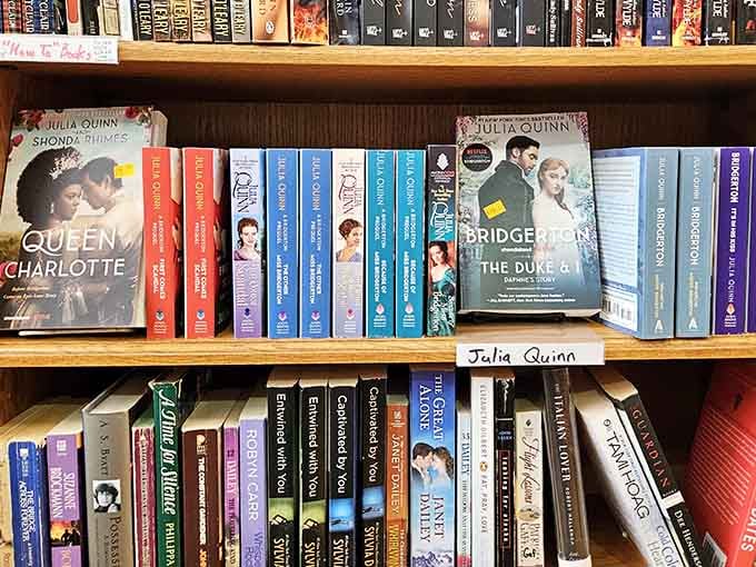 Romance readers rejoice—entire shelves dedicated to beloved authors mean your next escape is waiting right here.