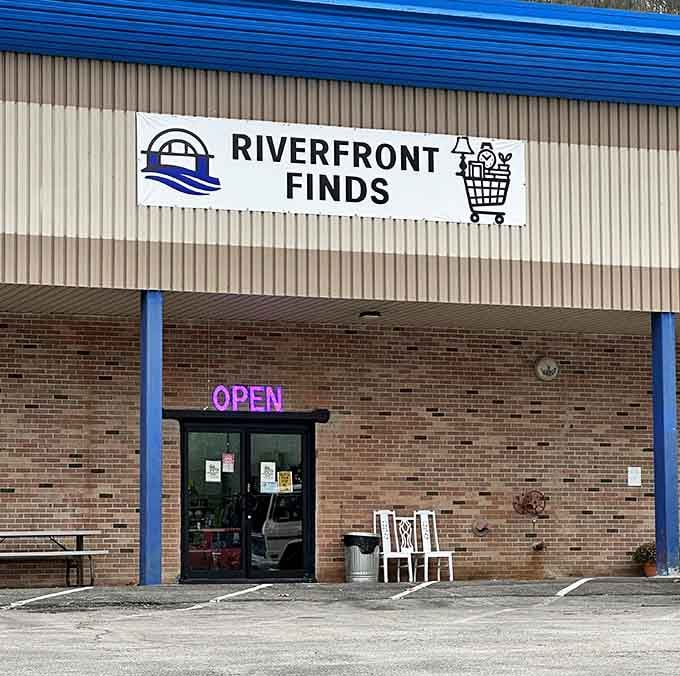 Riverfront Finds promises treasures inside for anyone who enjoys discovering things they didn't know they needed until right this very moment.