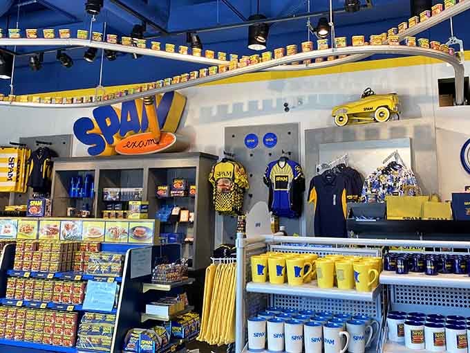 The gift shop proves you can put SPAM branding on literally anything and people will buy it.