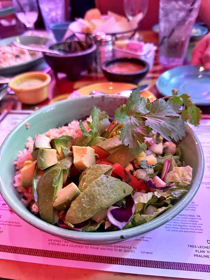 This isn't just a salad&mdash;it's a fiesta in a bowl where avocados, cilantro, and crispy tortilla strips have all been invited to the same party.