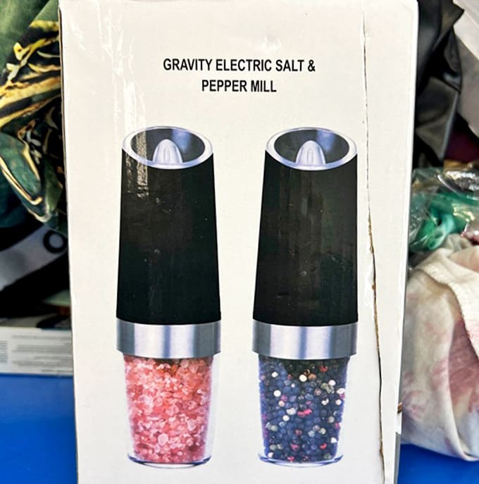 Electric salt and pepper mills that would be impulse-buy prohibitive elsewhere are suddenly reasonable kitchen upgrades.