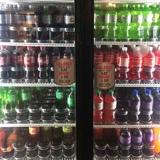 A well-stocked drink cooler offering cold refreshment to wash down all that perfectly smoked meat you're about to devour.