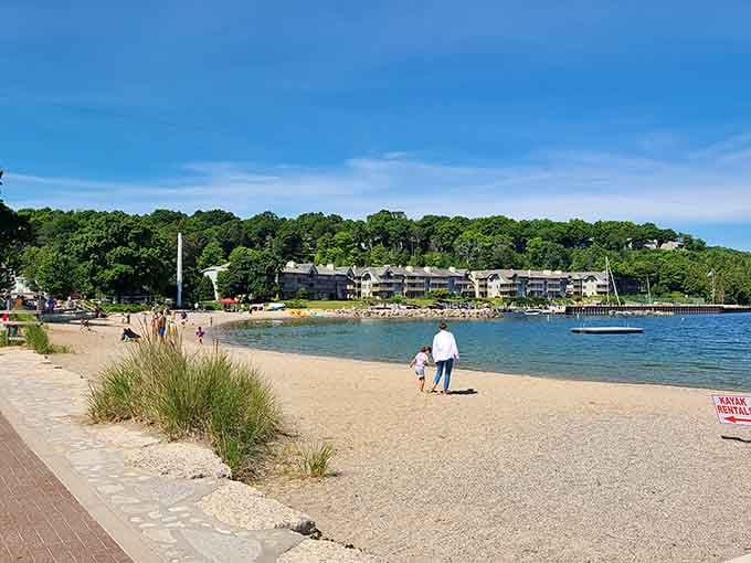 Beach life where the sand is real, the water's refreshing, and nobody's checking your swimsuit credentials.
