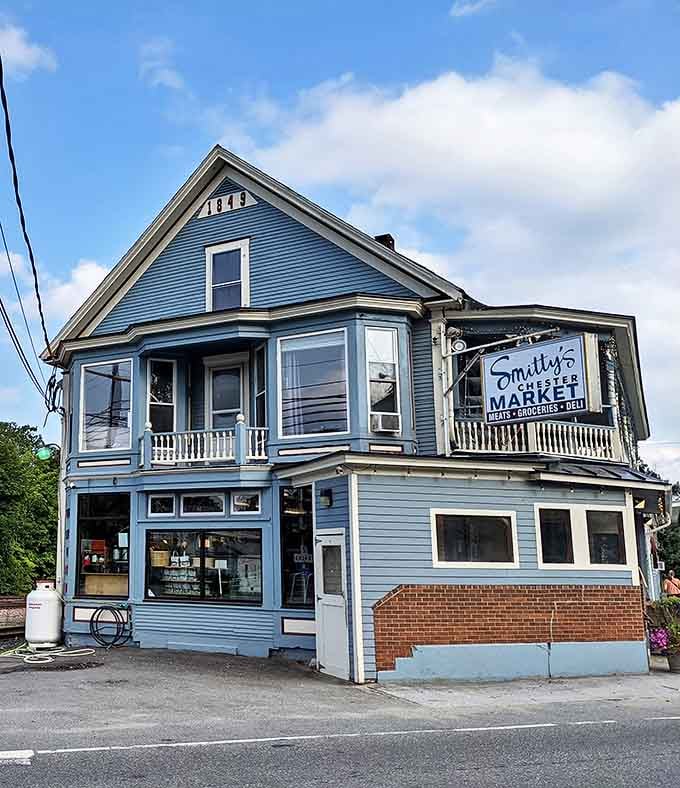 Smitty's Chester Market, housed in a blue Victorian beauty, reminds us that even grocery shopping becomes a delightful experience in a town this charming.