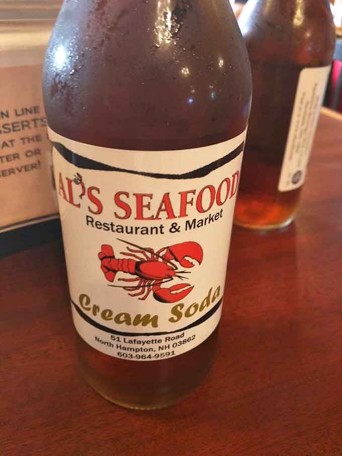 Al's cream soda&mdash;the sweet, nostalgic companion to your seafood feast that brings out the kid in everyone.