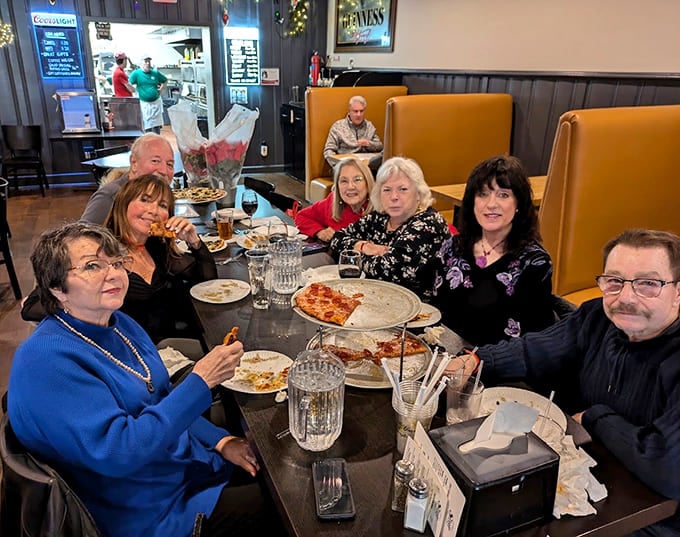 Happy faces around the table tell the real story better than any food critic ever could with fancy words.