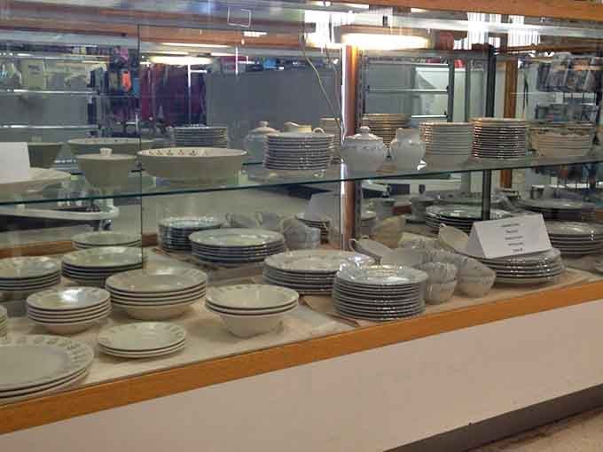 Plates and serving dishes arranged with care, ready to host your next dinner party with mismatched charm that looks intentionally curated.