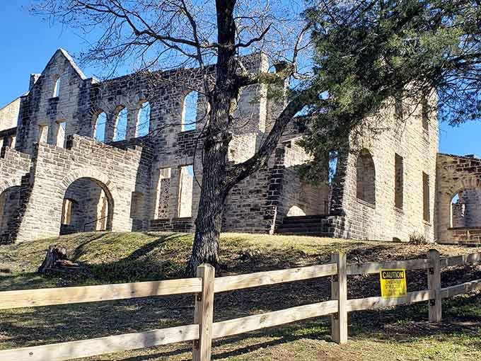 Sunny days turn these ruins into a photographer's dream, where every angle looks like a postcard from medieval Europe.