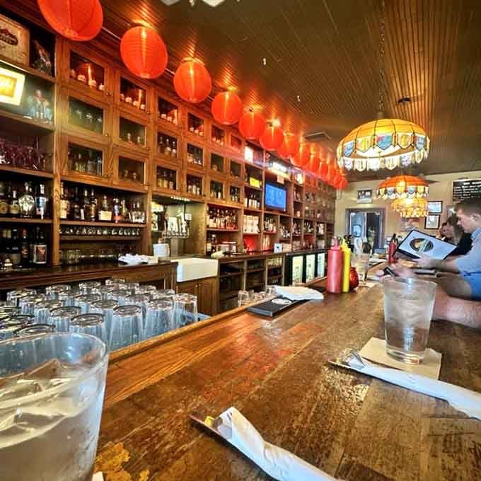 The bar where brandy old fashioneds flow freely and every seat feels like the best seat in the house.