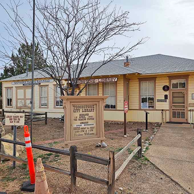 Tombstone City Library keeps the town's wild stories preserved for generations who prefer their history with fewer actual bullets.
