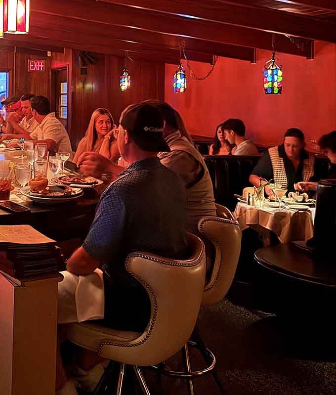 The kind of dining room where celebrations happen naturally and every table feels like the best seat available.