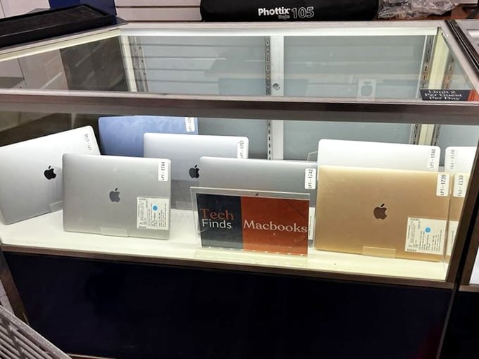 MacBooks lined up like soldiers, each one tested and guaranteed, at prices that make Apple Store visits seem silly.