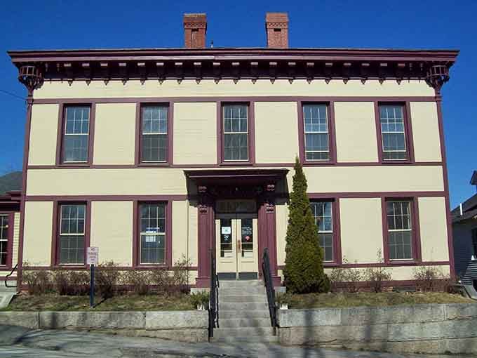This stately building has likely witnessed more Castine history than most residents, its symmetrical fa&ccedil;ade maintaining a dignified presence on Main Street.