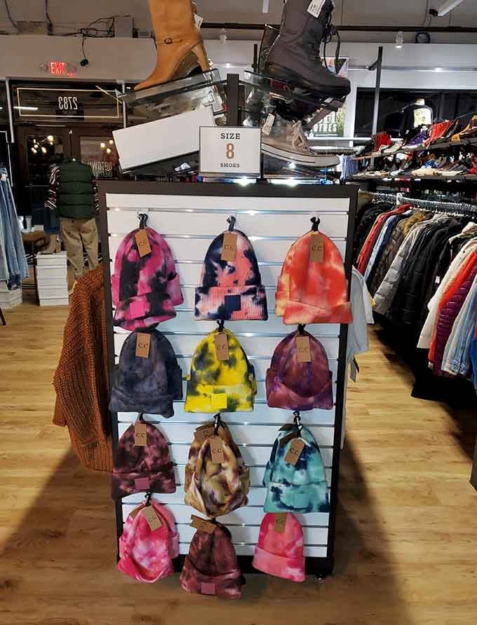 Tie-dye beanies bringing the groovy vibes, because your head deserves to party like it's still 1969.