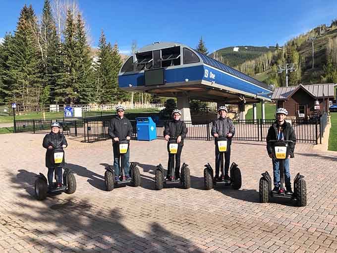 Segway tours let you glide through Vail like you're from the future, minus the hoverboard we were all promised.