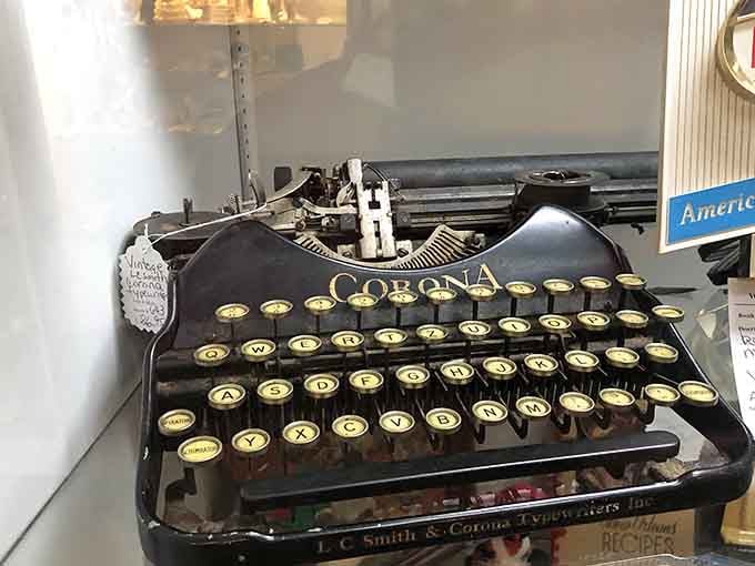 An old Corona typewriter that wrote letters with more personality than any email could ever hope to achieve.