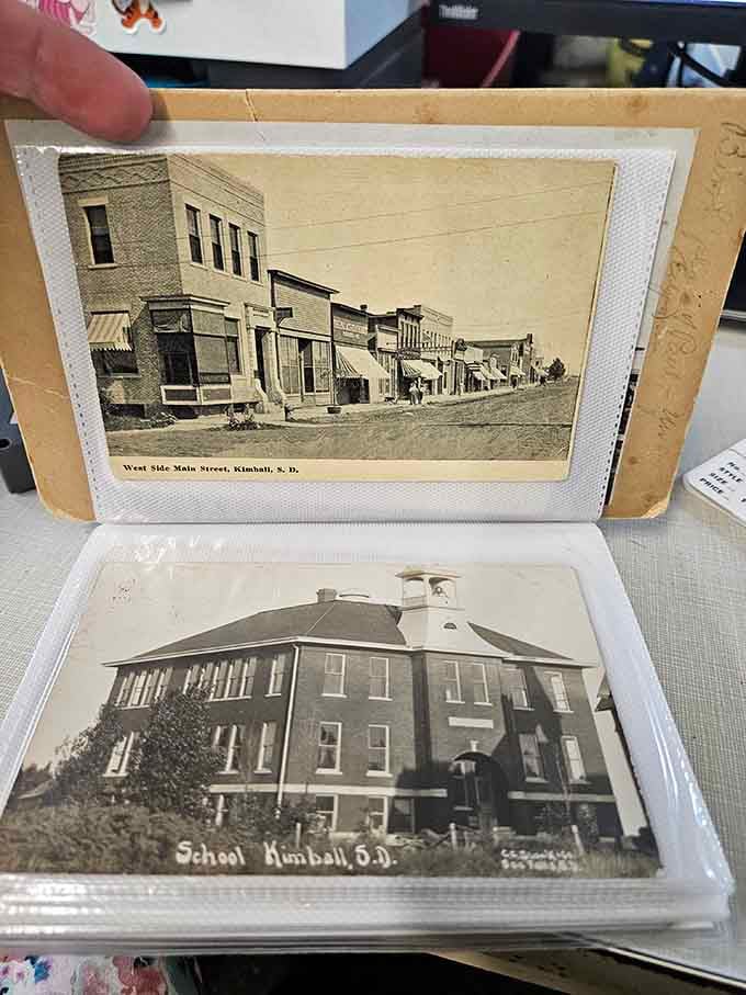 History in black and white. These vintage South Dakota postcards offer glimpses of Main Streets and schoolhouses long transformed by time.